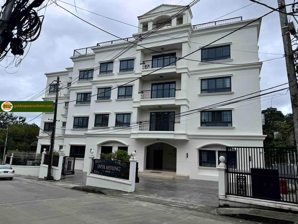 ဗဟန်းမြို့နယ်ရှိ Inya Myaing Residence တွင် ပြင်ဆင်ပြီးအခန်းကျယ်ရောင ...